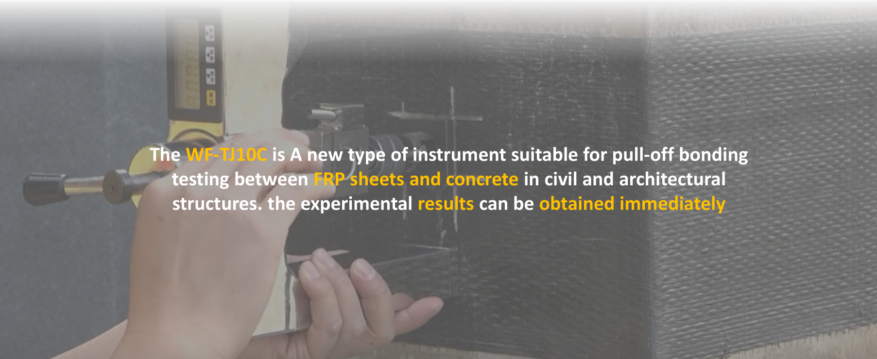 FRP Pull-off bonding detector